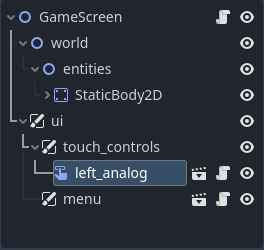 Editor: TouchScreenButton is not following Camera2D even under another CanvasLayer, but works in ...