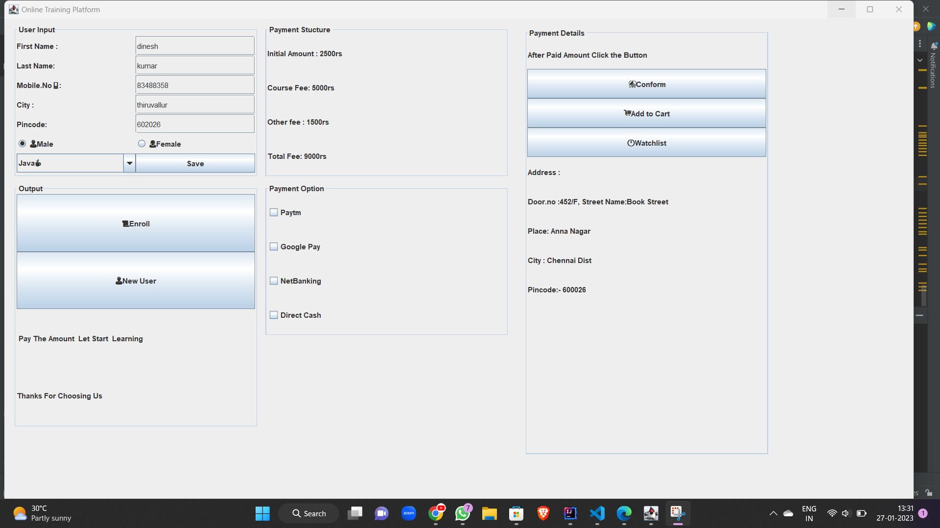 GitHub - PDinesh711/E-learning_platform