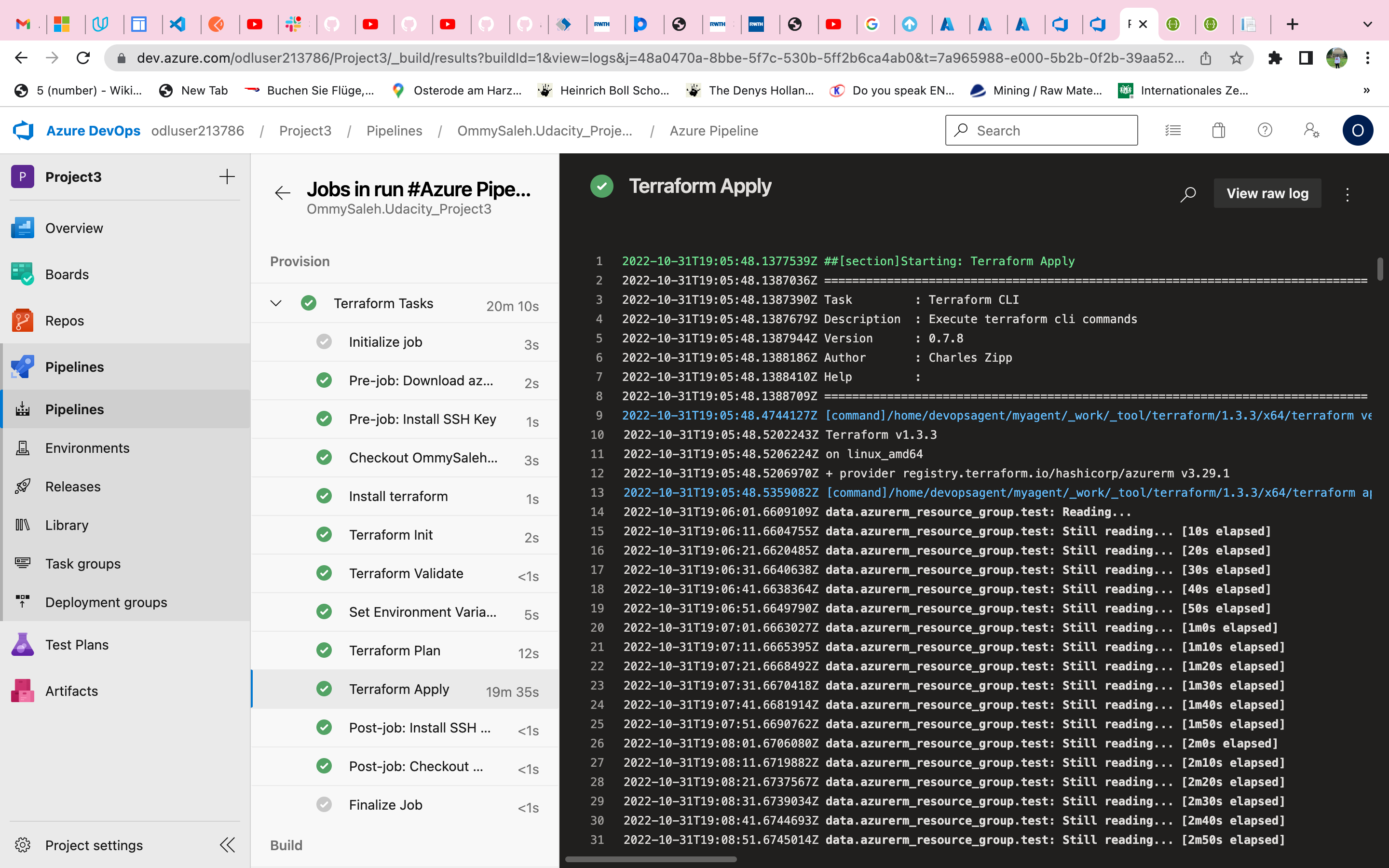 GitHub - OmmySaleh/Ensuring-Quality-Releases-CI-CD_Project3