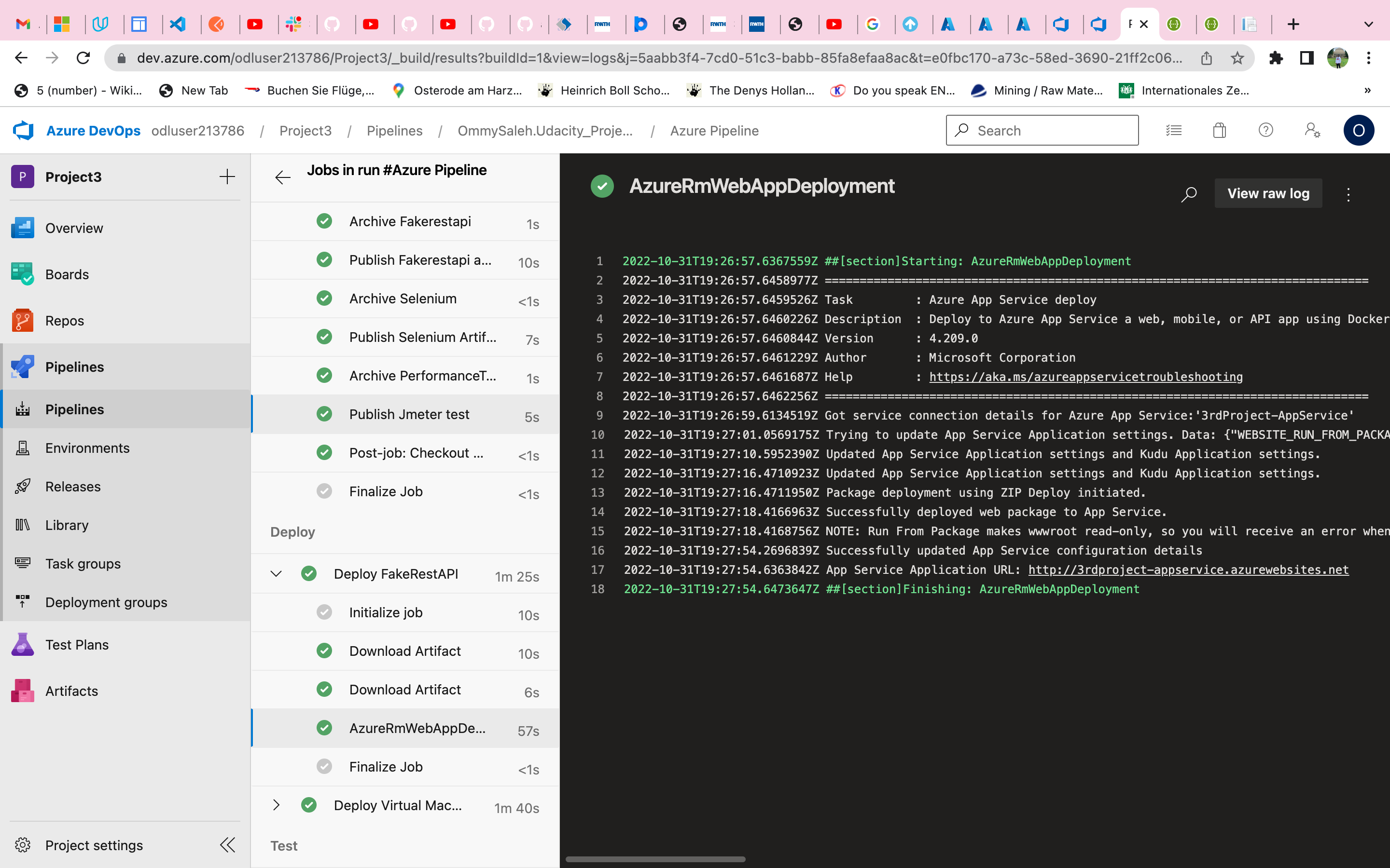 GitHub - OmmySaleh/Ensuring-Quality-Releases-CI-CD_Project3