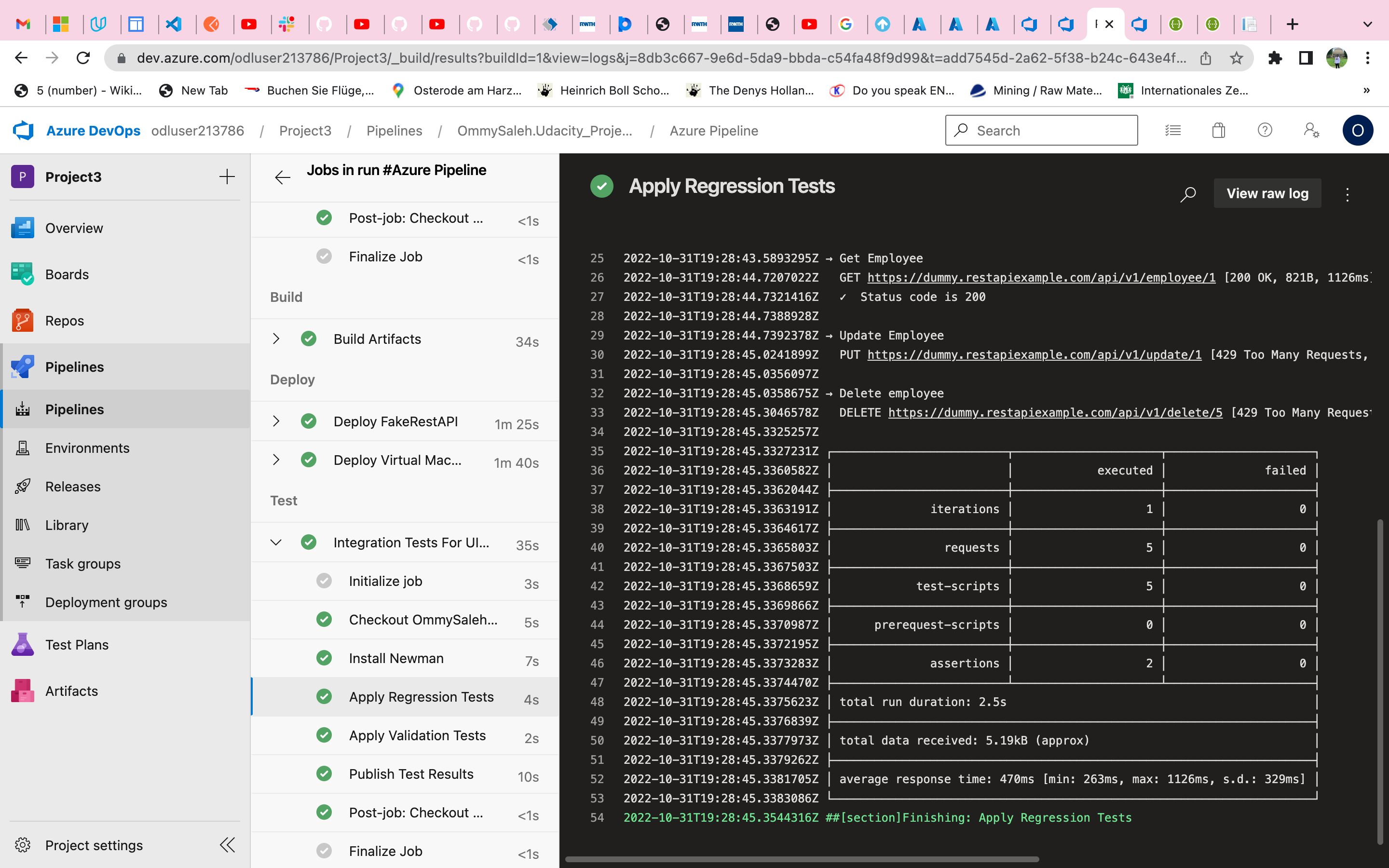 GitHub - OmmySaleh/Ensuring-Quality-Releases-CI-CD_Project3