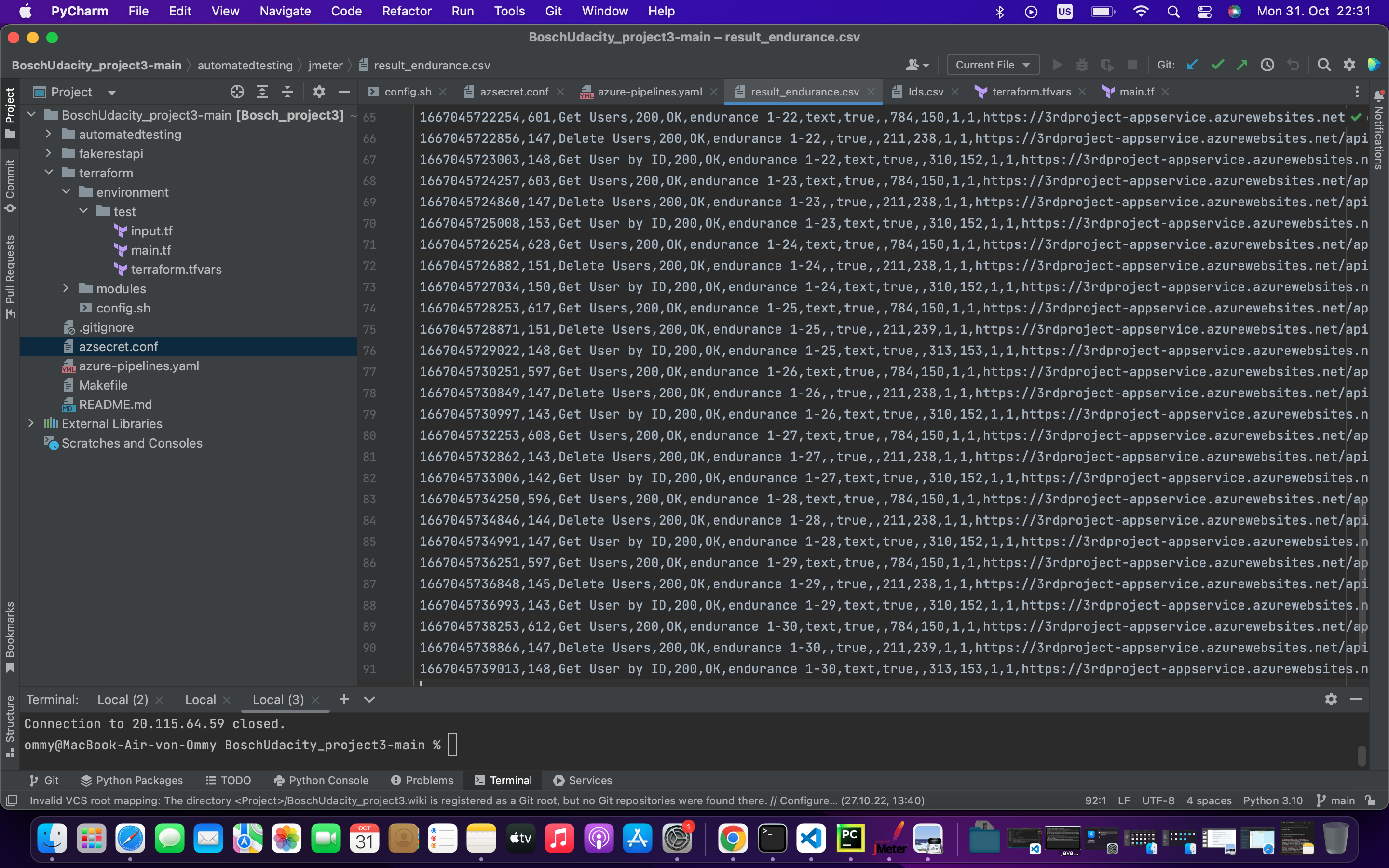 GitHub - OmmySaleh/Ensuring-Quality-Releases-CI-CD_Project3