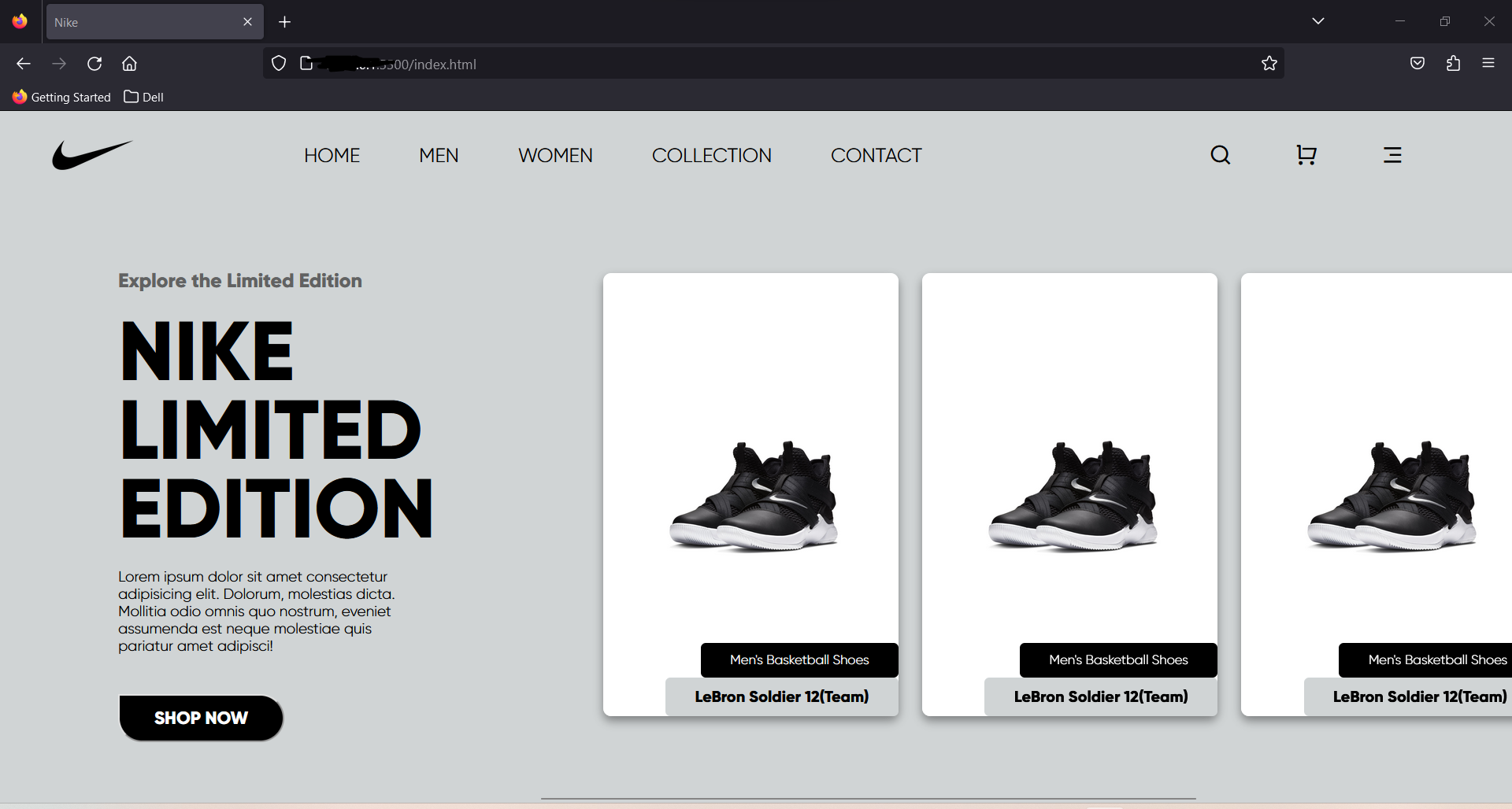 GitHub - yashkava05/NikeLandingPage: Checkout this beautiful Nike landing page created with the ...