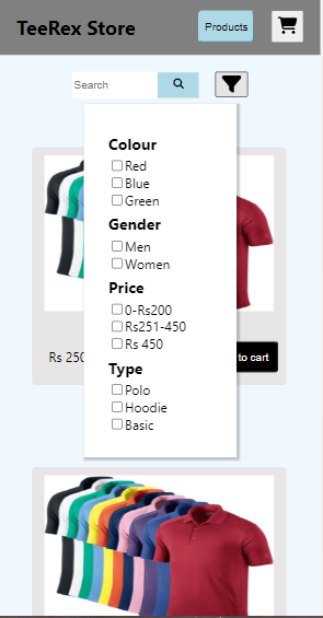 GitHub - itsakshay-git/TeeRex-Store: a simple webapp where customers ...