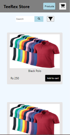 GitHub - itsakshay-git/TeeRex-Store: a simple webapp where customers can browse through the ...