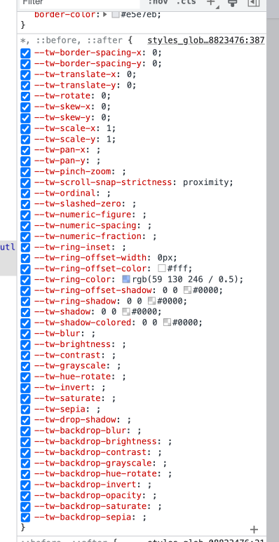 Same css variables imported multiple times slow down Chrome Inspector ...