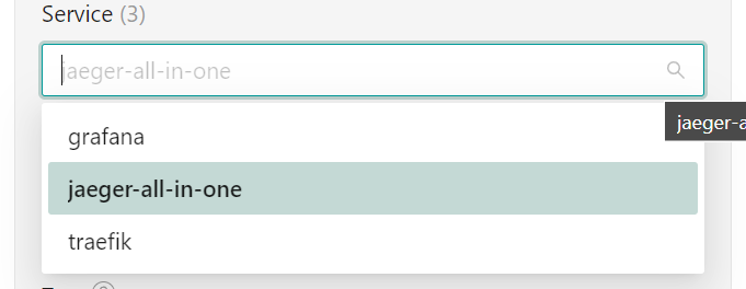 Feature Provide A Way Of Renaming The Jaeger All In One Service Name · Issue 4931 
