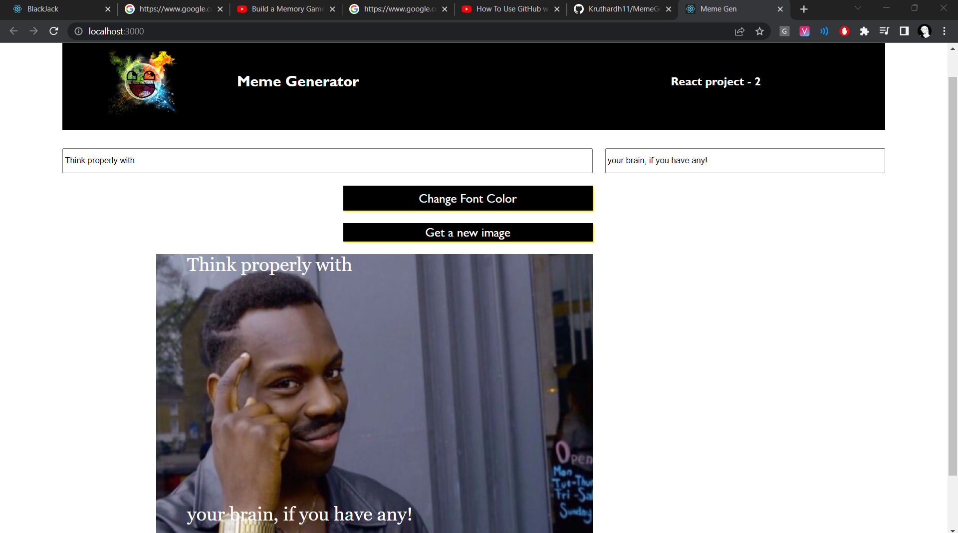 GitHub - Kruthardh11/MemeGenerator