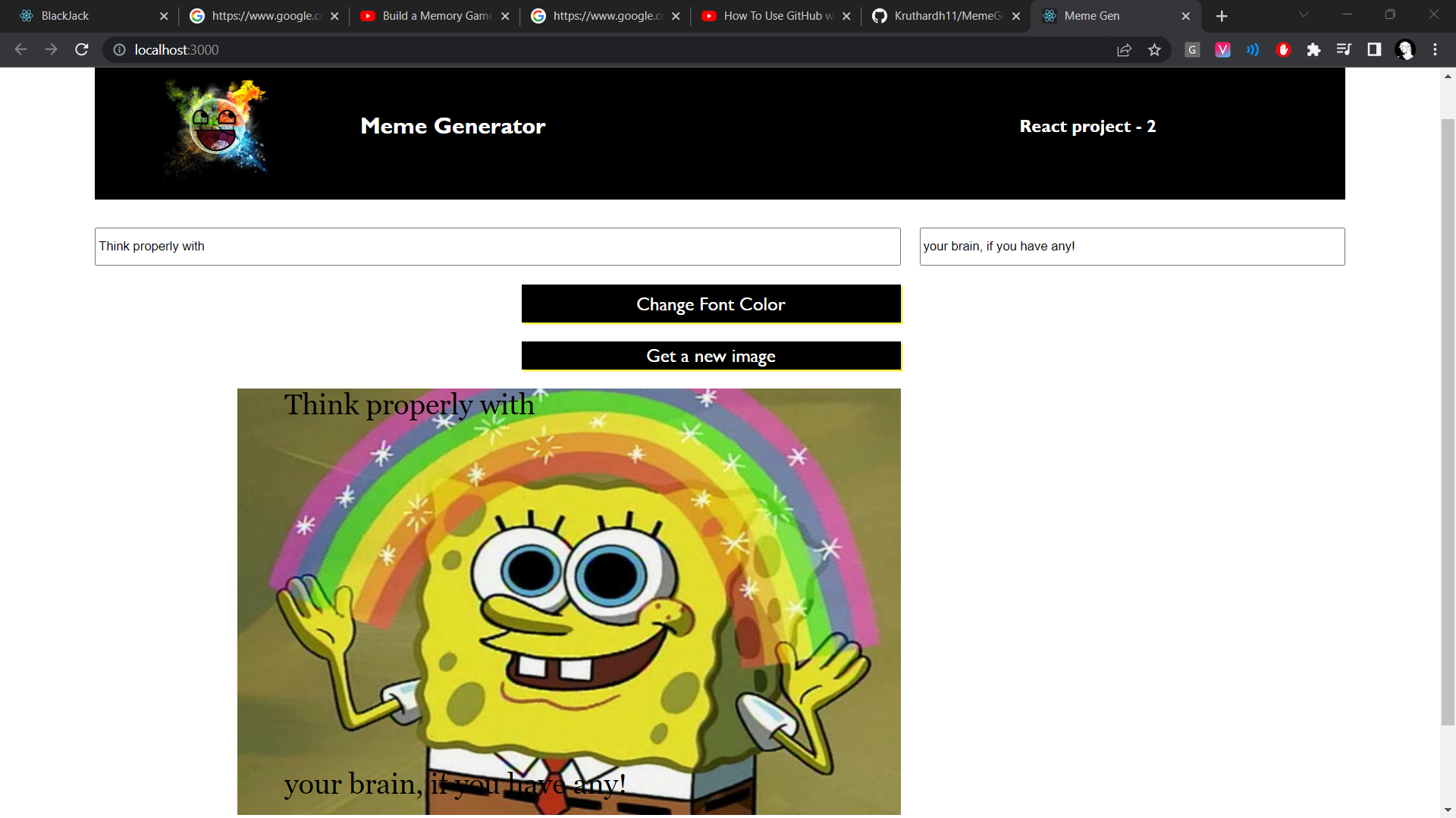 GitHub - Kruthardh11/MemeGenerator