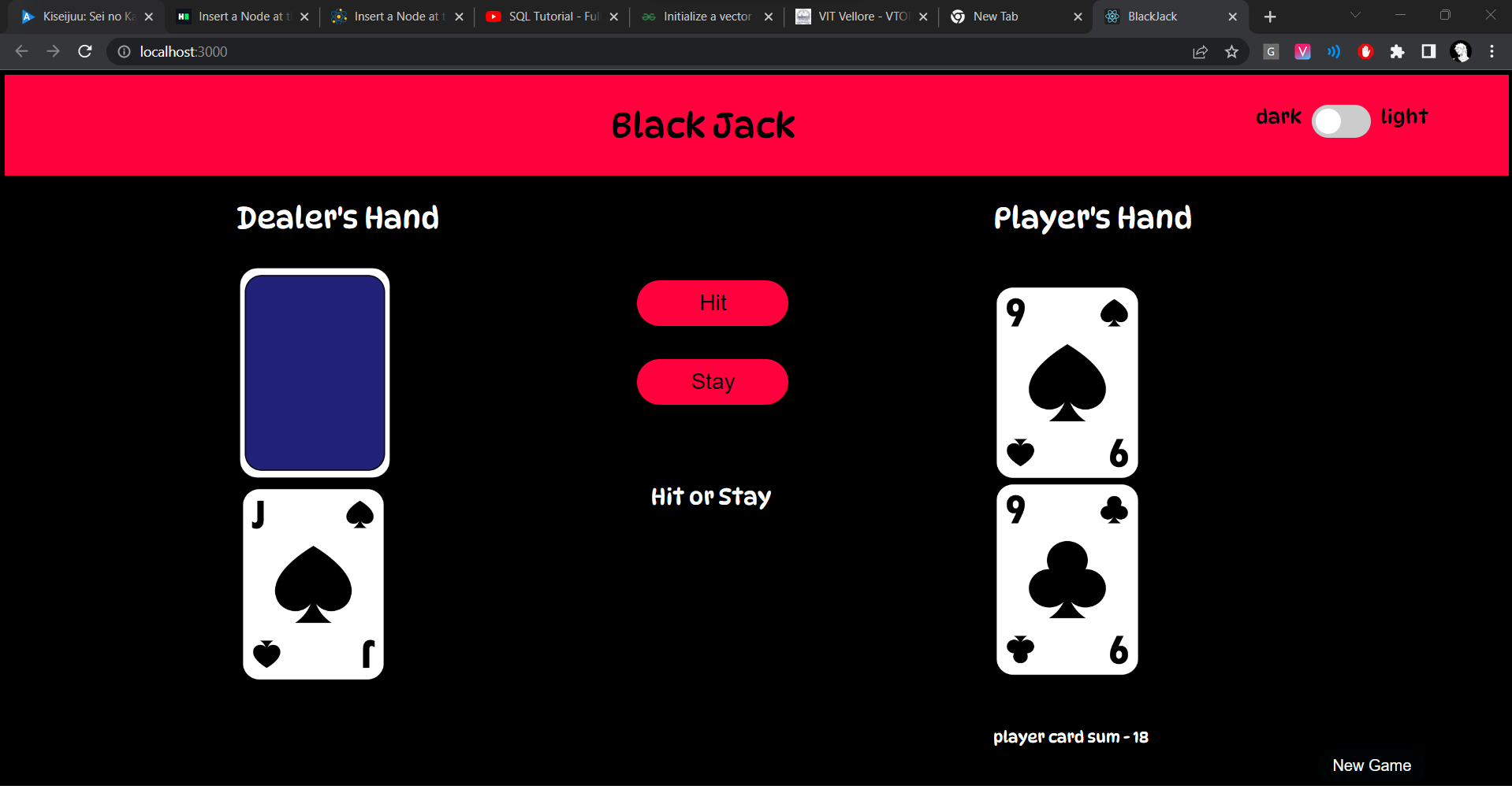 GitHub - Kruthardh11/BlackJack