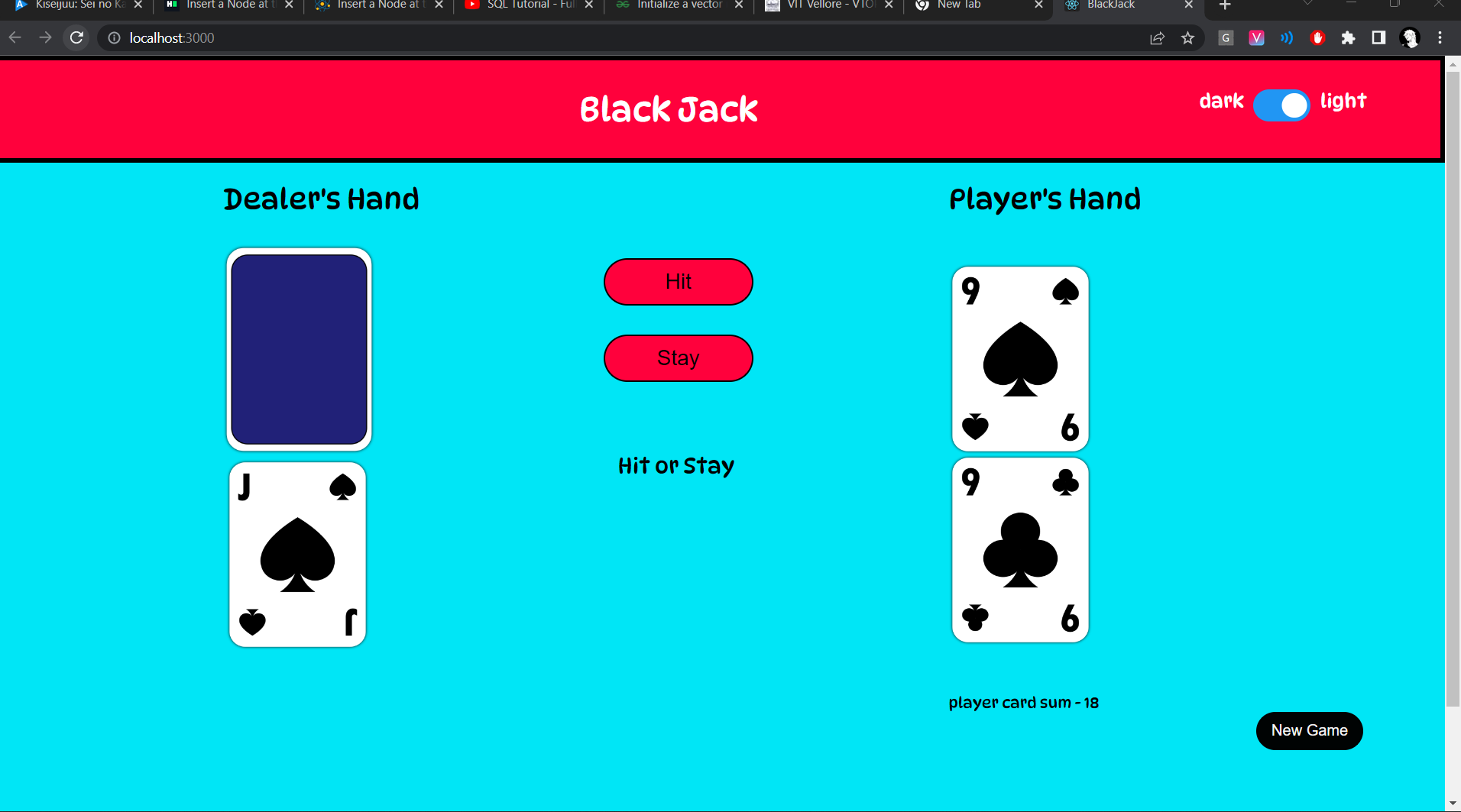 GitHub - Kruthardh11/BlackJack