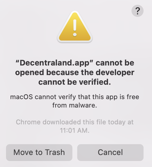 Can't verify developer n · Issue #369 · decentraland/explorer-desktop · GitHub