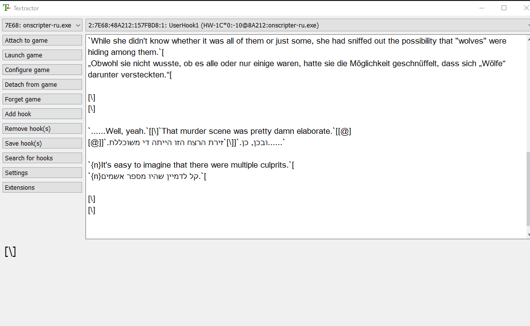Umineko not hooking correctly · Issue #878 · Artikash/Textractor · GitHub