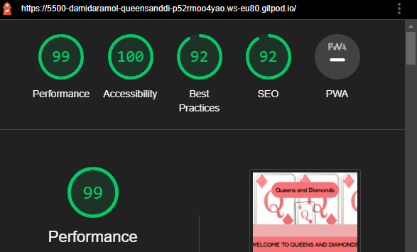 GitHub - damidaramola/queens-and-diamonds-game