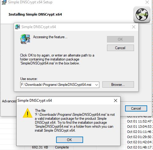 DNS CRYPT LAST VERSION INSTALLATION/UNINSTALLation PROBLEM · Issue #438 · bitbeans ...