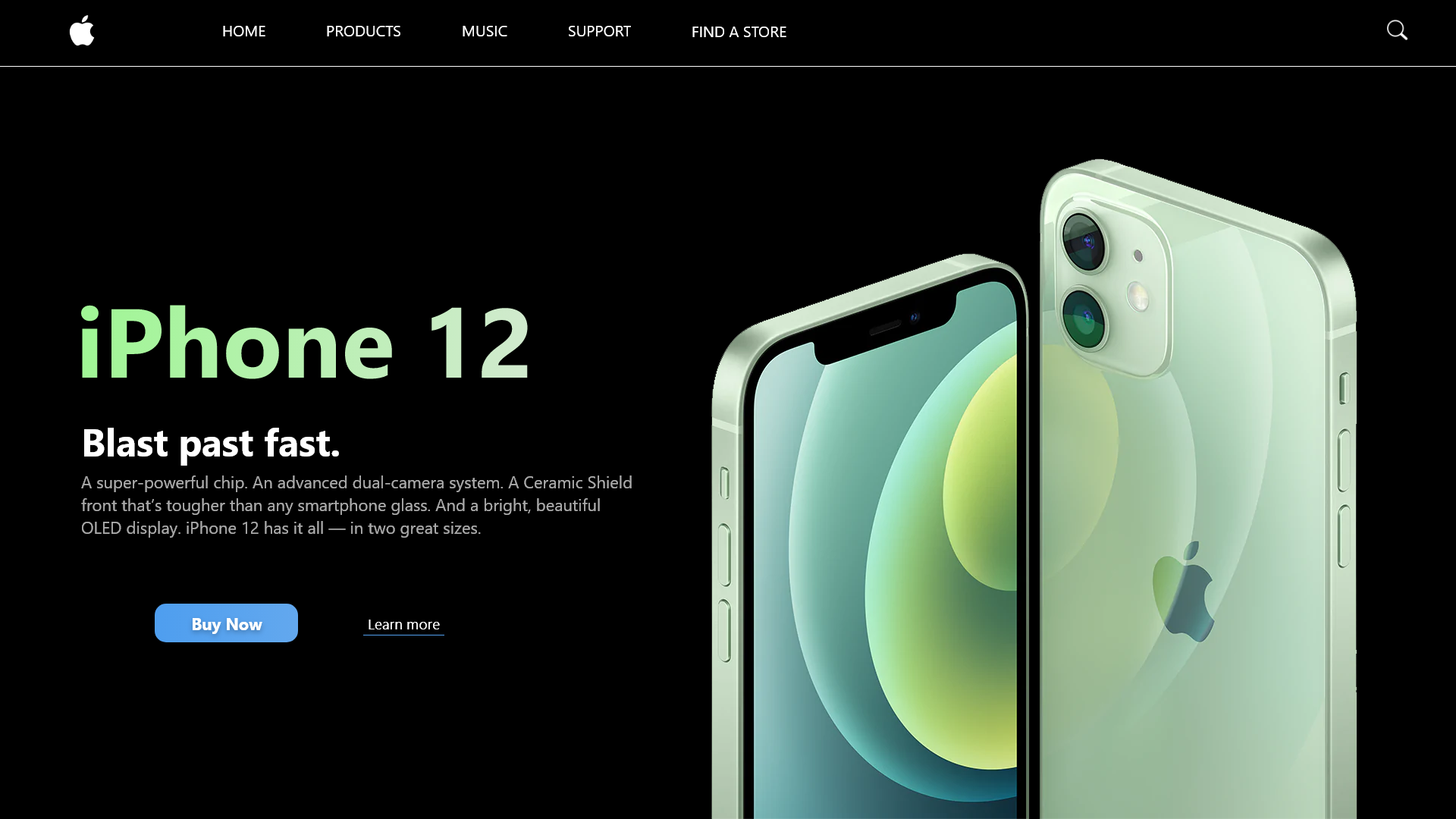 GitHub - Vyshak-04/iphone-12: A simple single screen using HTML and CSS
