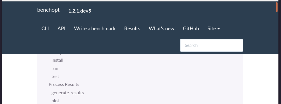 Website scaling for small screens · Issue #365 · benchopt/benchopt · GitHub