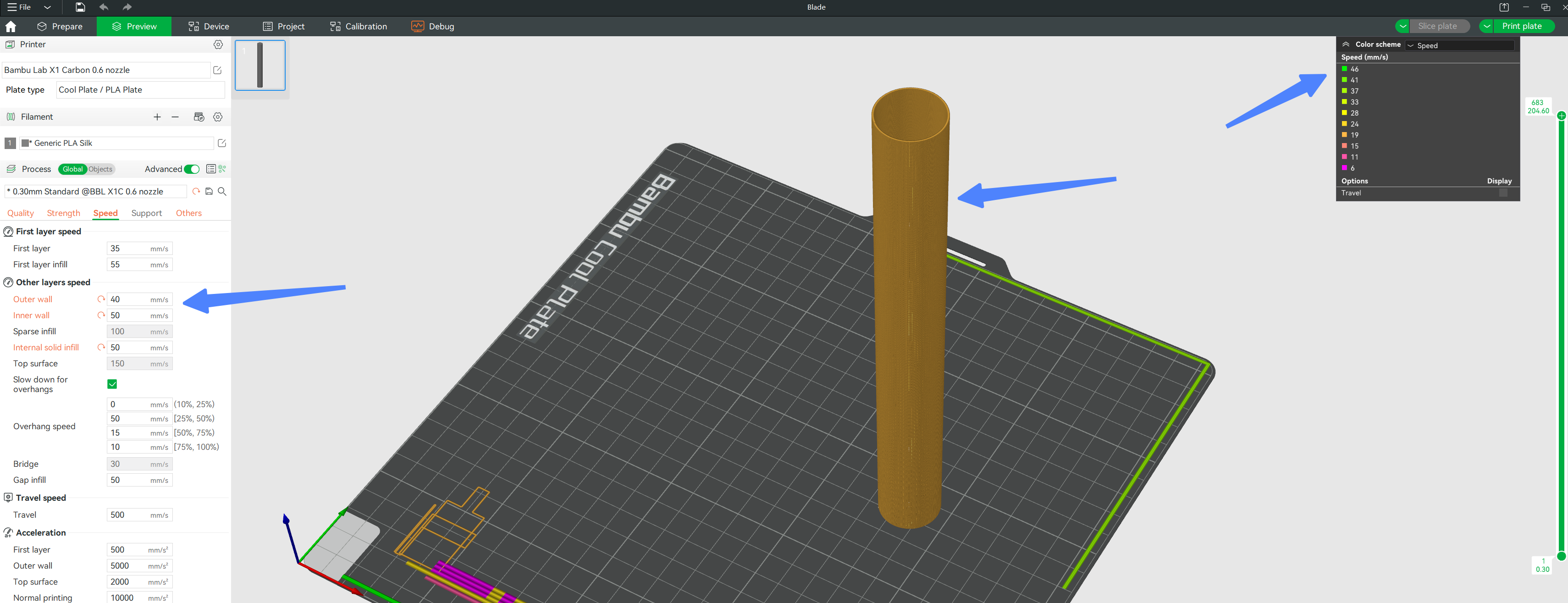 Adjusting print speeds doesn't work. · Issue #1916 · bambulab/BambuStudio · GitHub