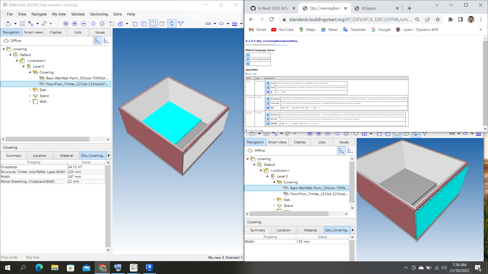 In Revit 2023 Ifcspace Qto Spacebaesquantities Netfloorarea And Others Are Not Getting Exported