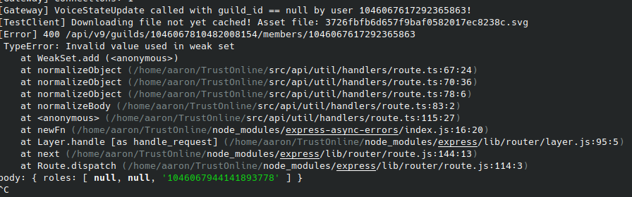 Member list crash after create and adding roles to a user · Issue #912 · spacebarchat/server ...