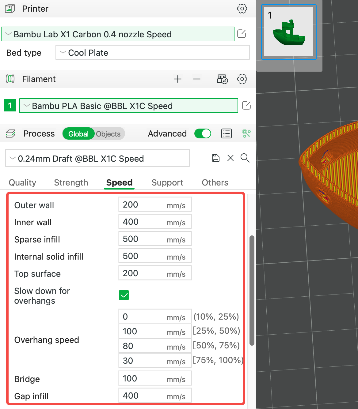 Add One More Pre-Defined Print Speed. · Issue #616 · bambulab/BambuStudio · GitHub