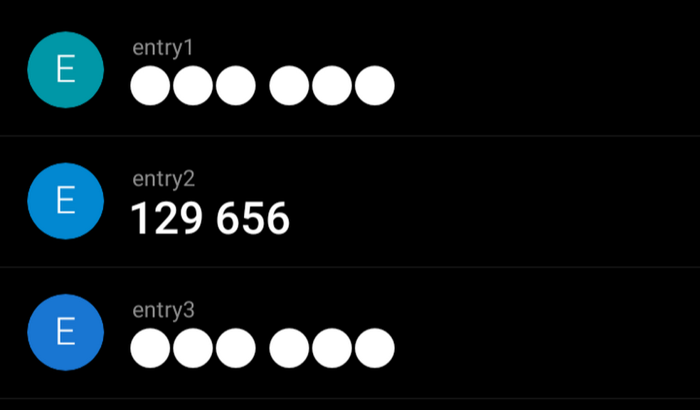 Ugly placeholders when codes set to be hidden · Issue #1012 · beemdevelopment/Aegis · GitHub