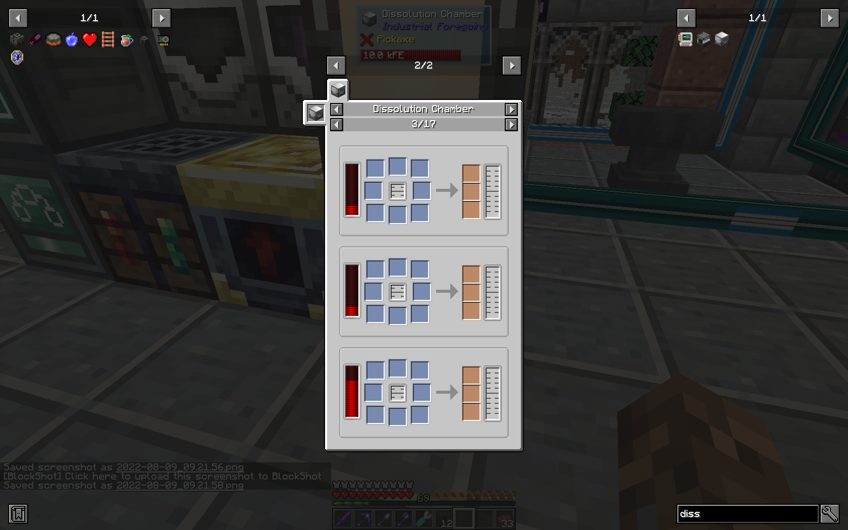 [Bug]: Recipies for Industrial Foregoing Dissolusion Chamber turned ...