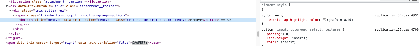 TRIX editor with missing CSS and/or functionality · Issue #930 · SpinaCMS/Spina · GitHub