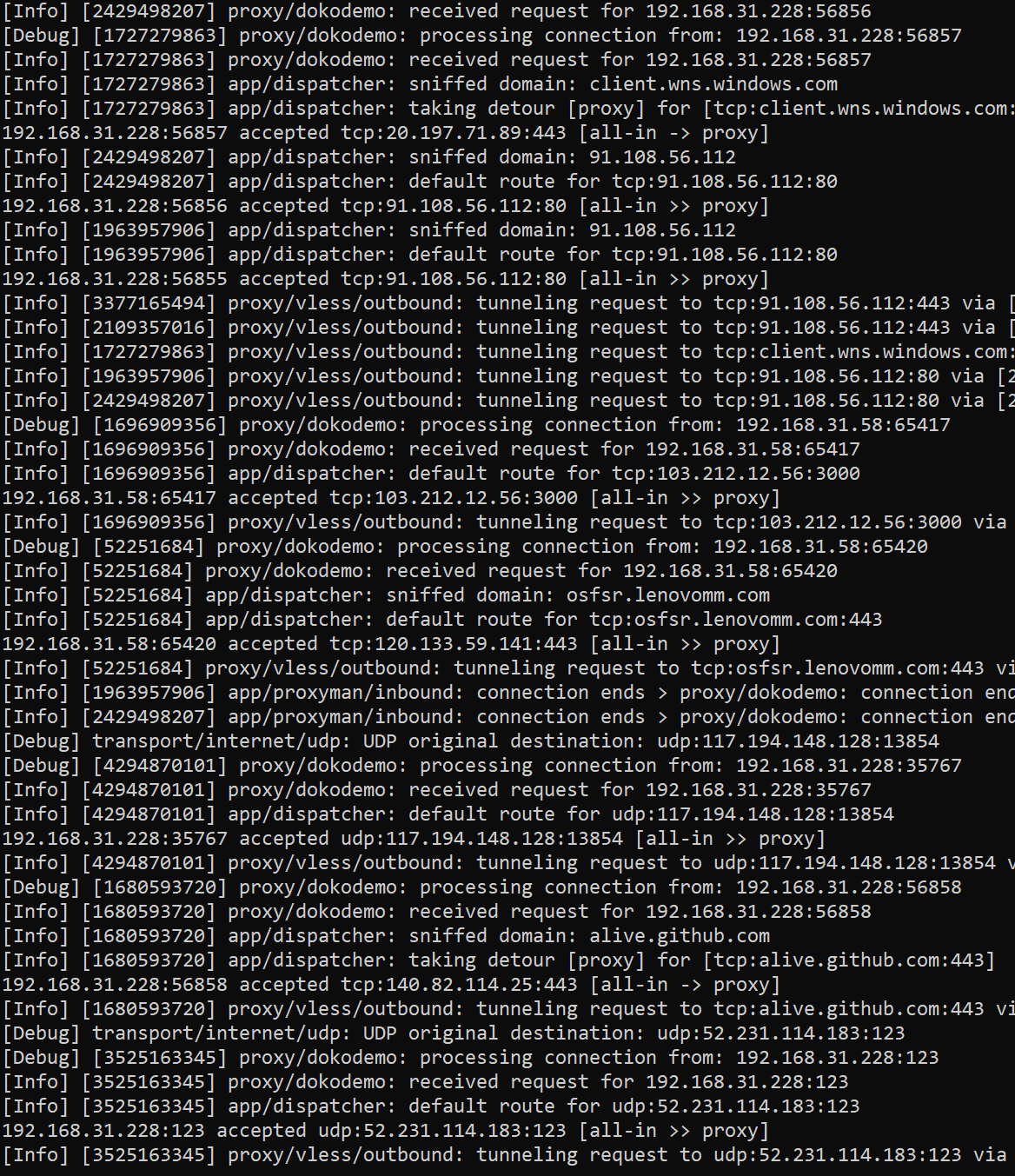 使用fakedns导致routing规则失效，全部走默认第一个outbound · Issue 1300 · Xtlsxray Core 3178