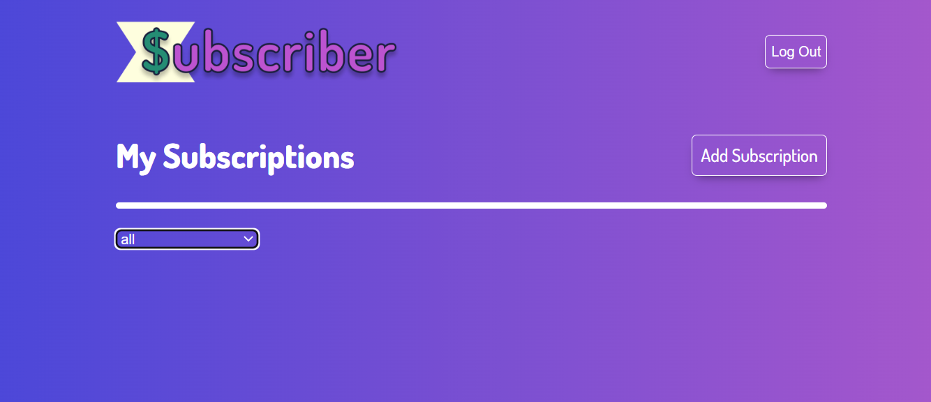 GitHub - gainesaurus/subscriber: Welcome to Subscriber, the app that makes it easy to organize ...