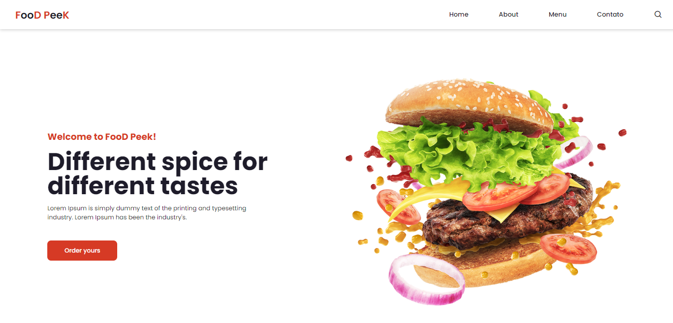 GitHub - andrvss/Food-Peek: Projeto prático de conhecimento de ...