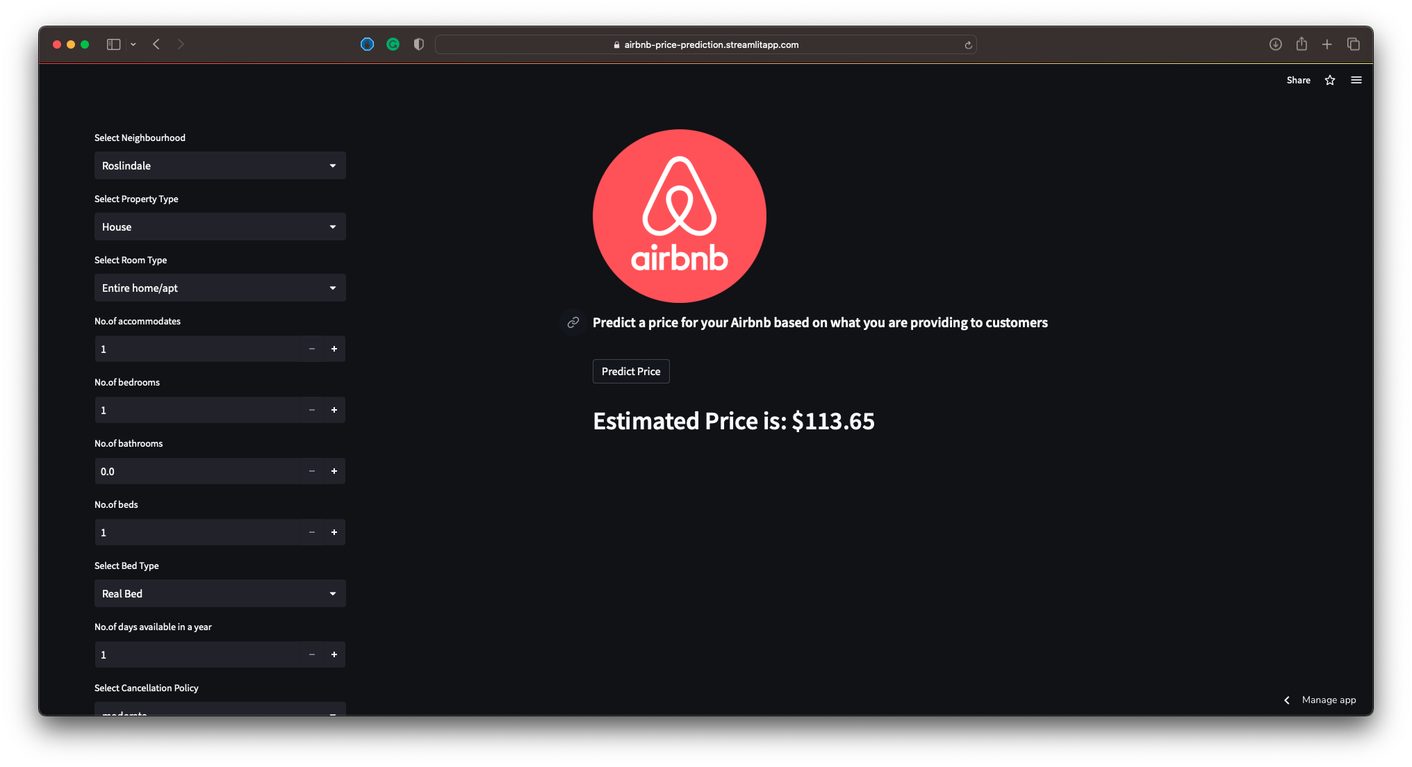 GitHub - TABEYWICKRAMA/Airbnb-Price-Prediction: Machine learning model ...