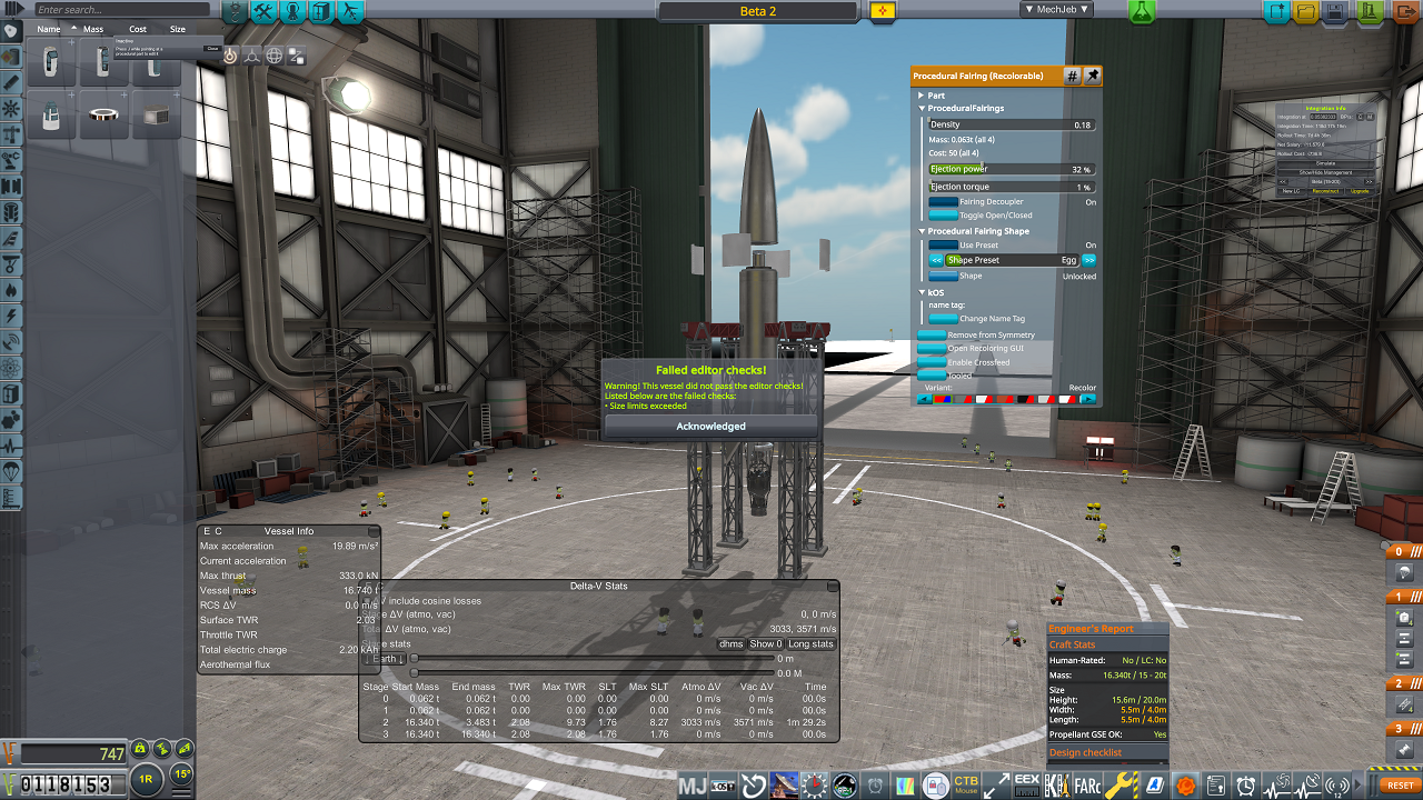 Editing craft while procedural fairing is toggled open makes vehicle ...