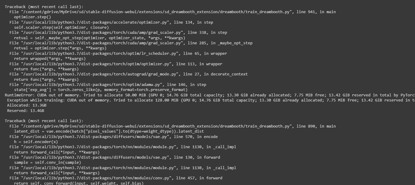AttributeError: 'UNet2DConditionModel' object has no attribute 'enable_gradient_checkpointing ...