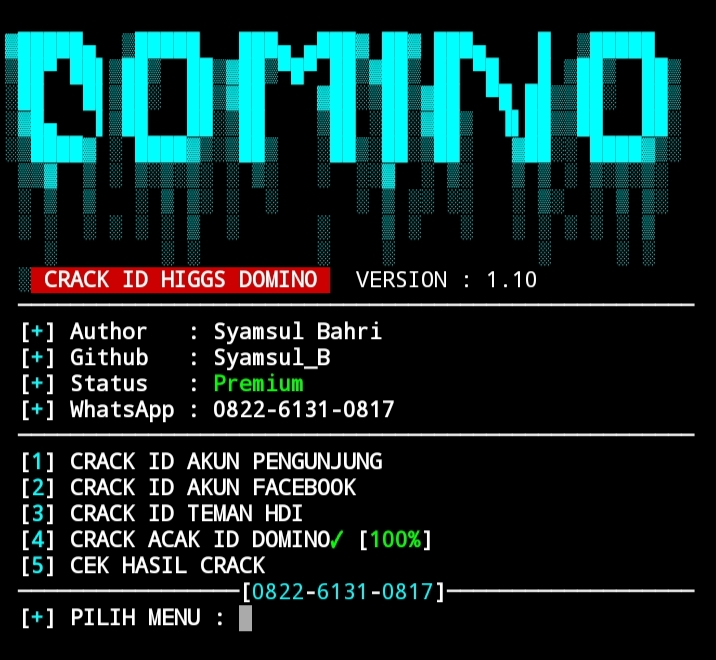 GitHub - SyamsulB/HIGGS-DOMINO