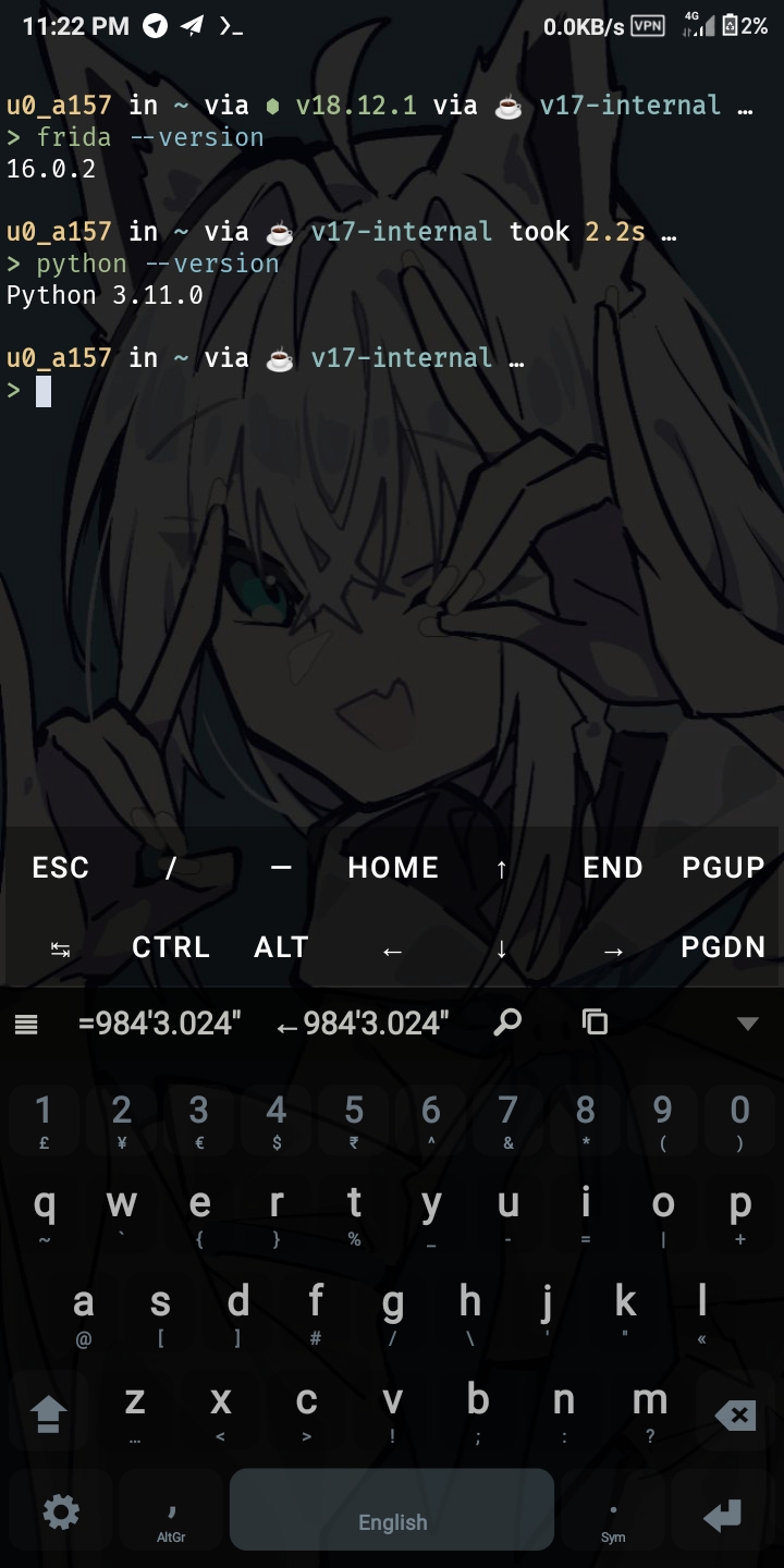 Package Frida and Frida-Tools NOT WORKING · Issue #2308 · frida/frida · GitHub