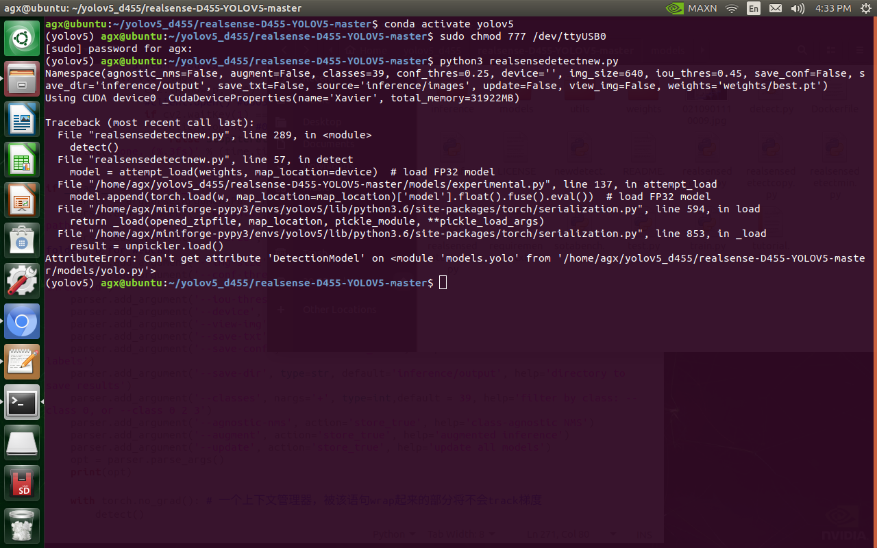 Attributeerror Can T Get Attribute Detectionmodel On ＜module Models Yolo · Issue 1