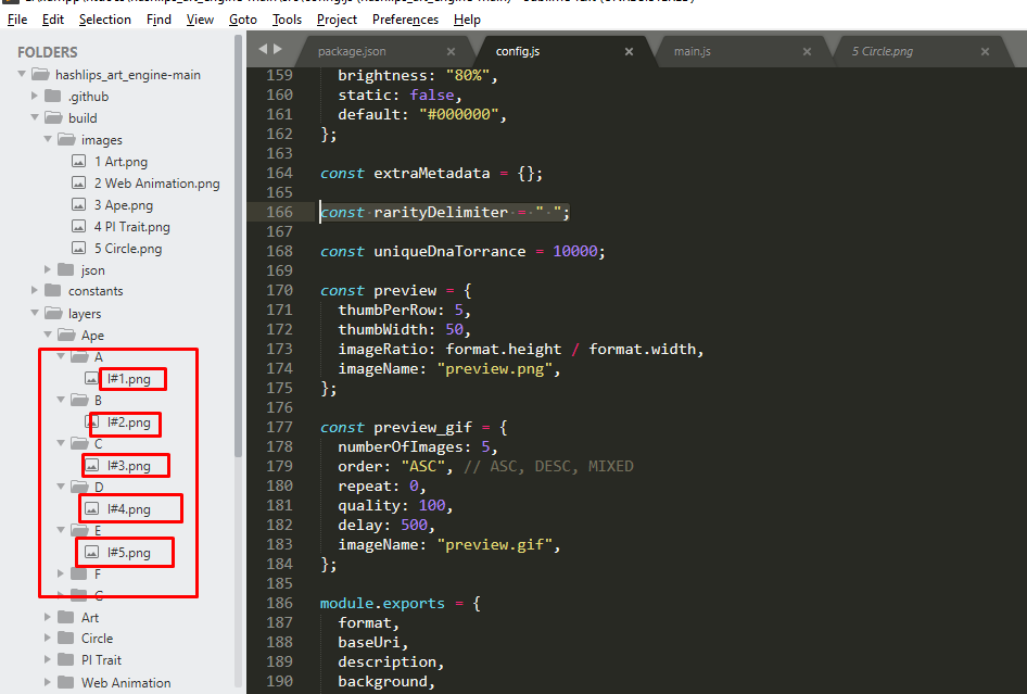 The Layer Name Doesnt Accept Without Dash File Name · Issue 886 · Hashlipshashlipsart 7262