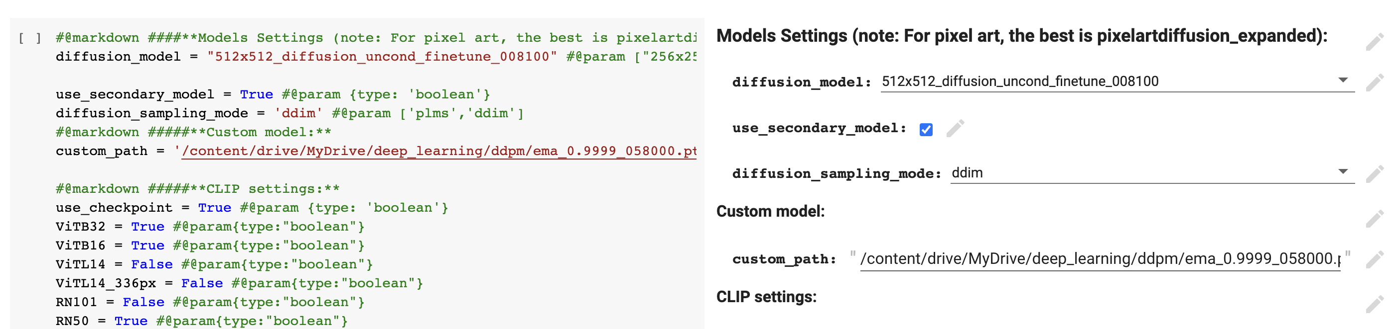 How to render the notebook input like colab form · Issue #168132 ...