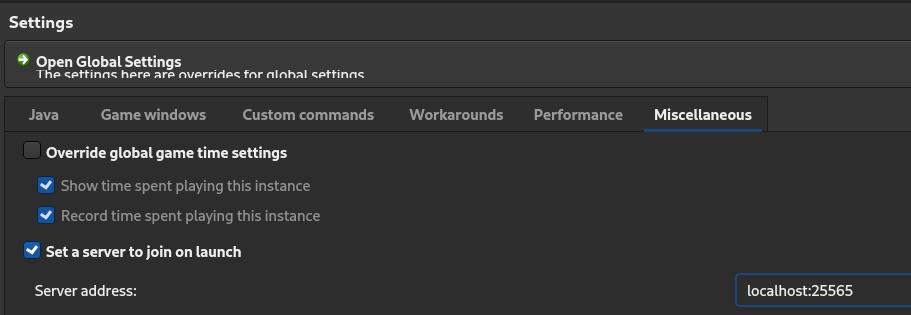 Set launch server button · Issue #868 · PrismLauncher/PrismLauncher ...