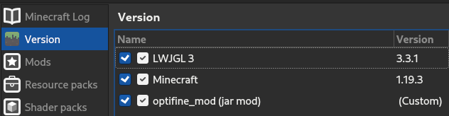 Cant use optifine pre 5 on 1.19.3 on PrismLauncher. · Issue #885 · PrismLauncher/PrismLauncher ...