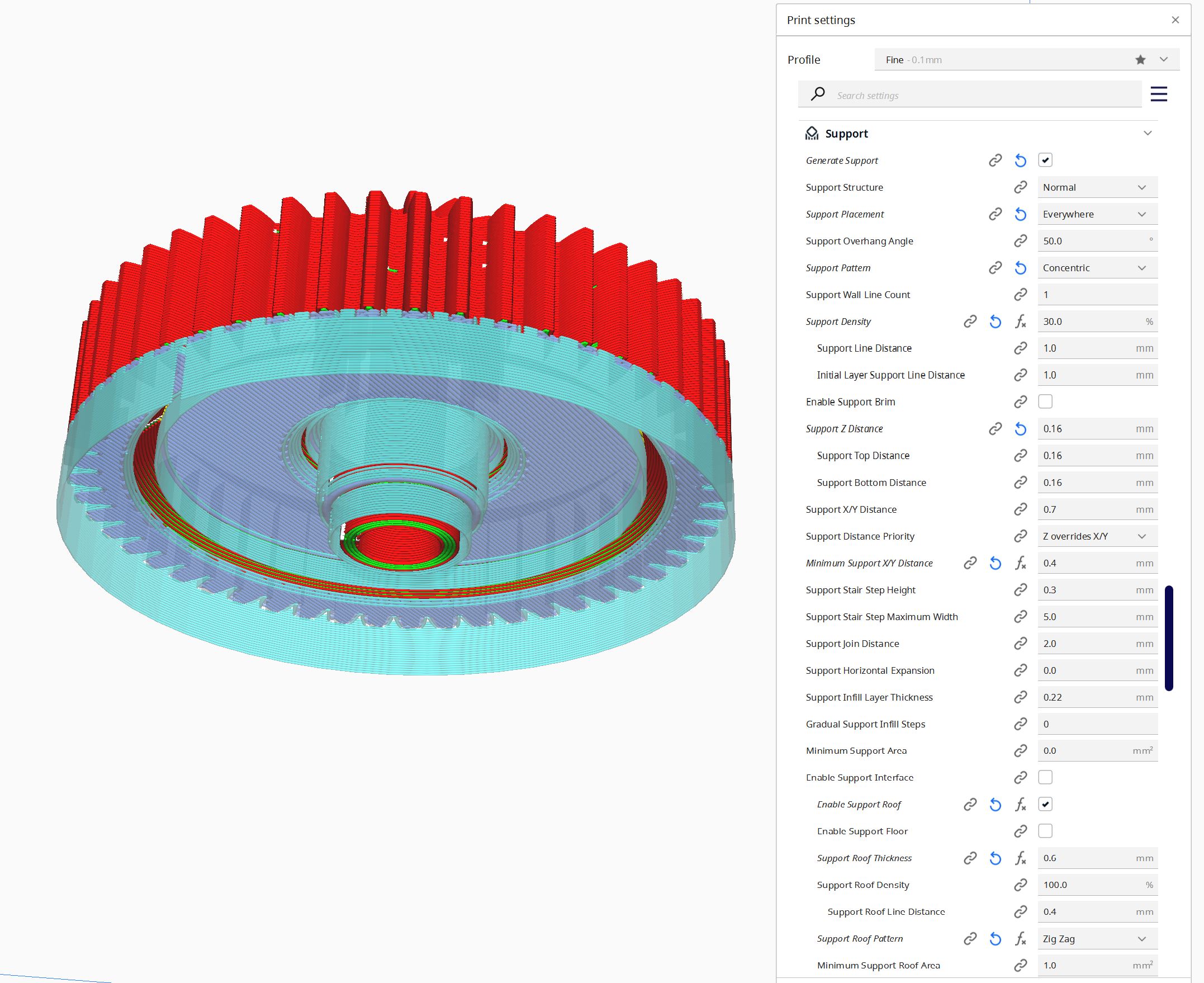 Problem with concentric supports · Issue #12969 · Ultimaker/Cura · GitHub