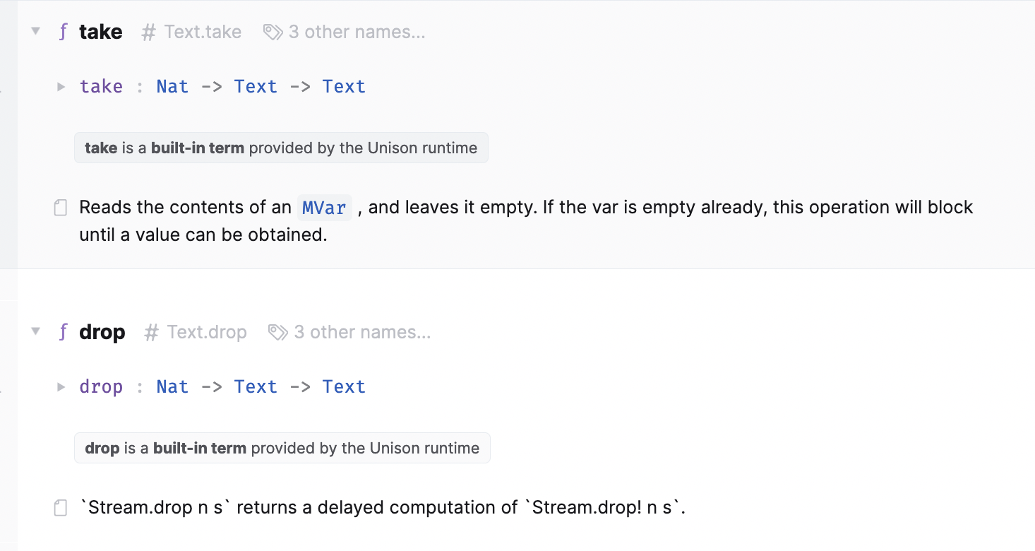 Some wild doc selection when passing `relativeTo` parameter · Issue #2557 · unisonweb/unison ...