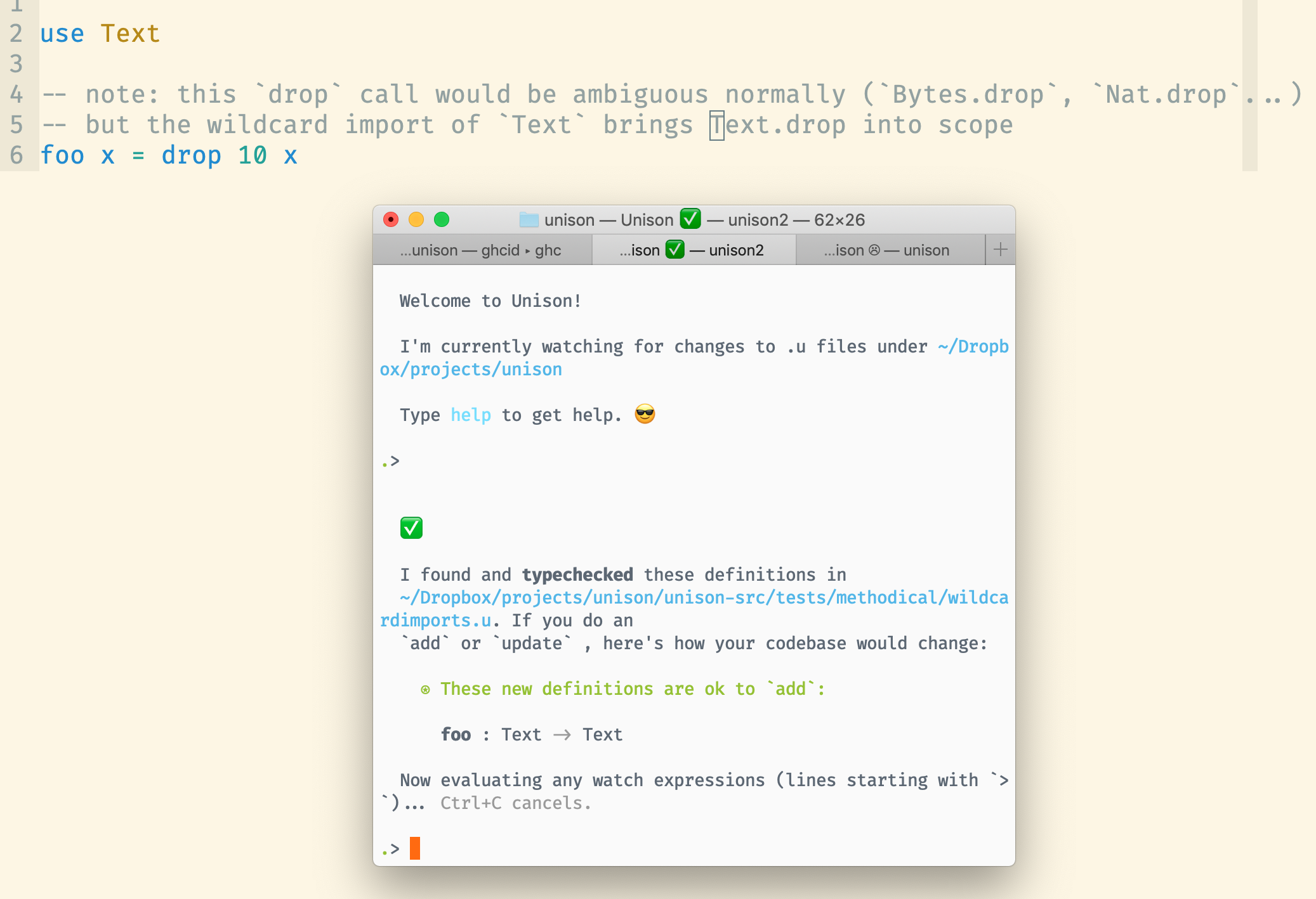Add wildcard imports · Issue #579 · unisonweb/unison · GitHub