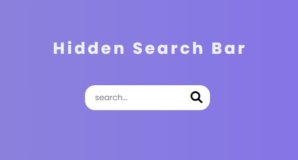 GitHub - Dina-petrick/Hidden-Search-Bar