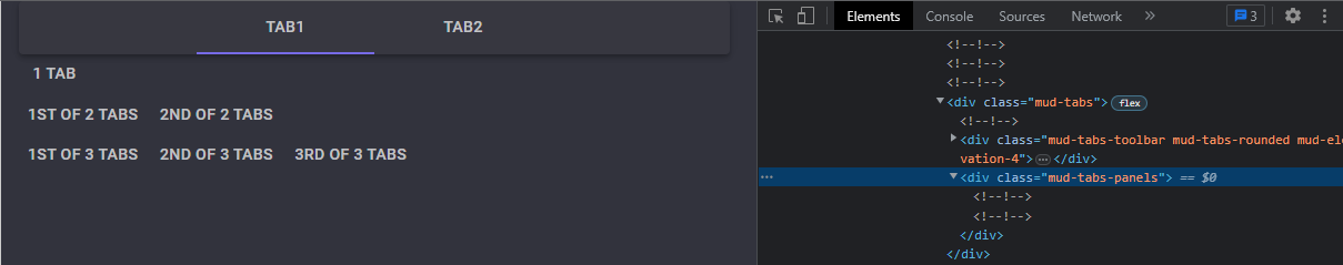 Switching MudTab from 1 tab to multiple · Issue #6512 · MudBlazor/MudBlazor · GitHub
