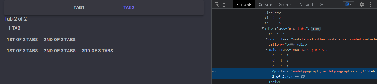 Switching MudTab from 1 tab to multiple · Issue #6512 · MudBlazor/MudBlazor · GitHub