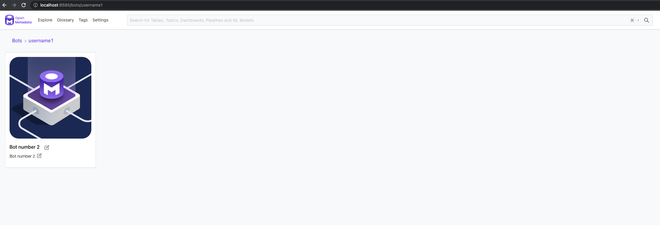 Empty bot view when the bot user auth mechanism is not set · Issue #7753 · open-metadata ...
