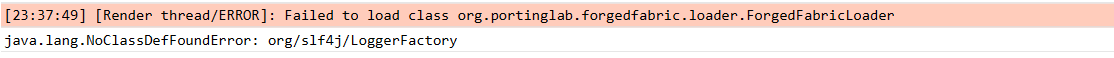1.16.5，crash on startup，slf4j? log4j! · Issue #1 · PortingLab/ForgedLoaderAPI · GitHub