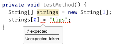 Unexpected token error of array assignment in IntelliJ · Issue #139 ...